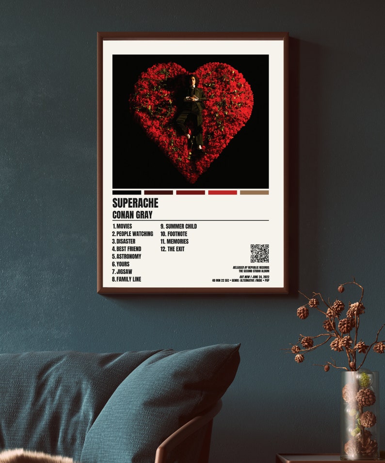 Conan Gray Superache Album Cover, Superache Album Poster, Conan Gray ...
