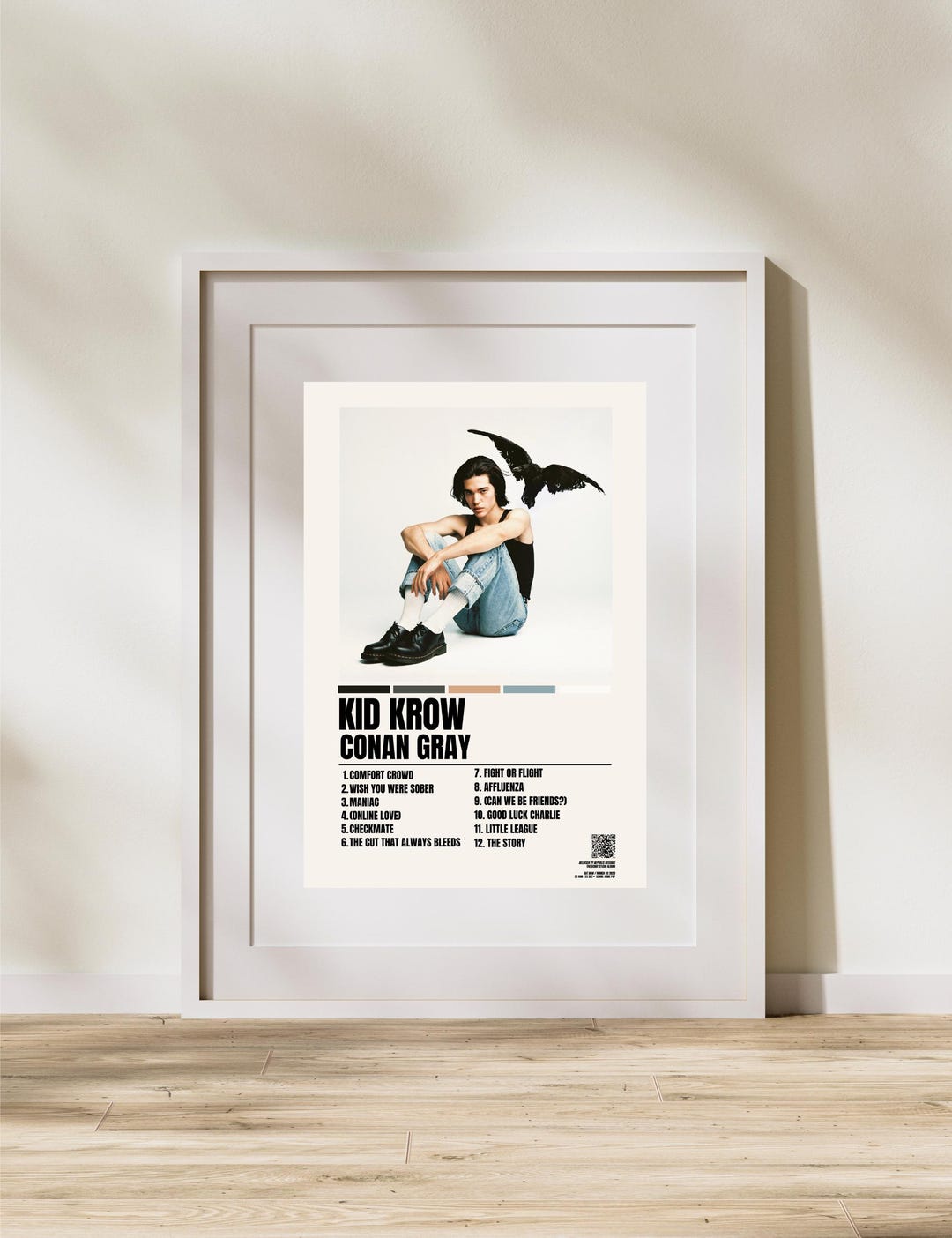 Kid Krow Conan Gray Digital Album Poster, Indie Pop Album Poster, Conan ...