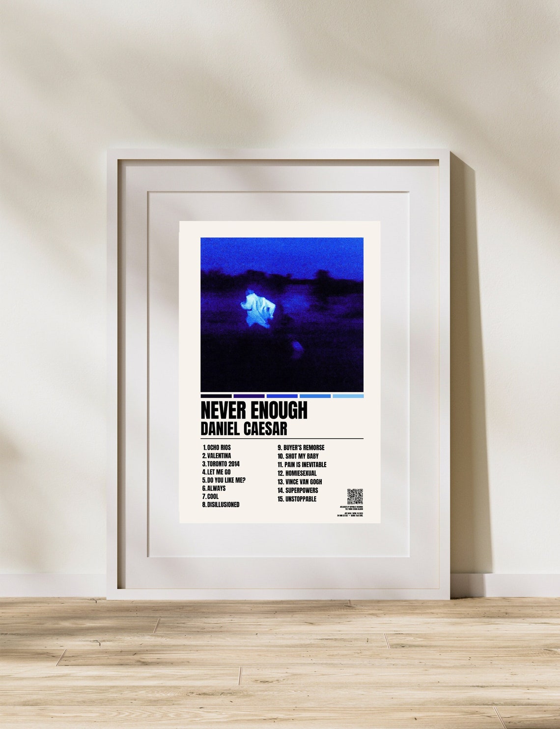 Daniel Caesar Never Enough Album Cover Daniel Caesar Digital Album
