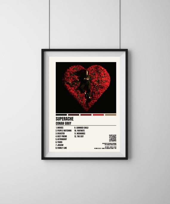 Conan Gray Superache Album Cover Superache Album Poster - Etsy