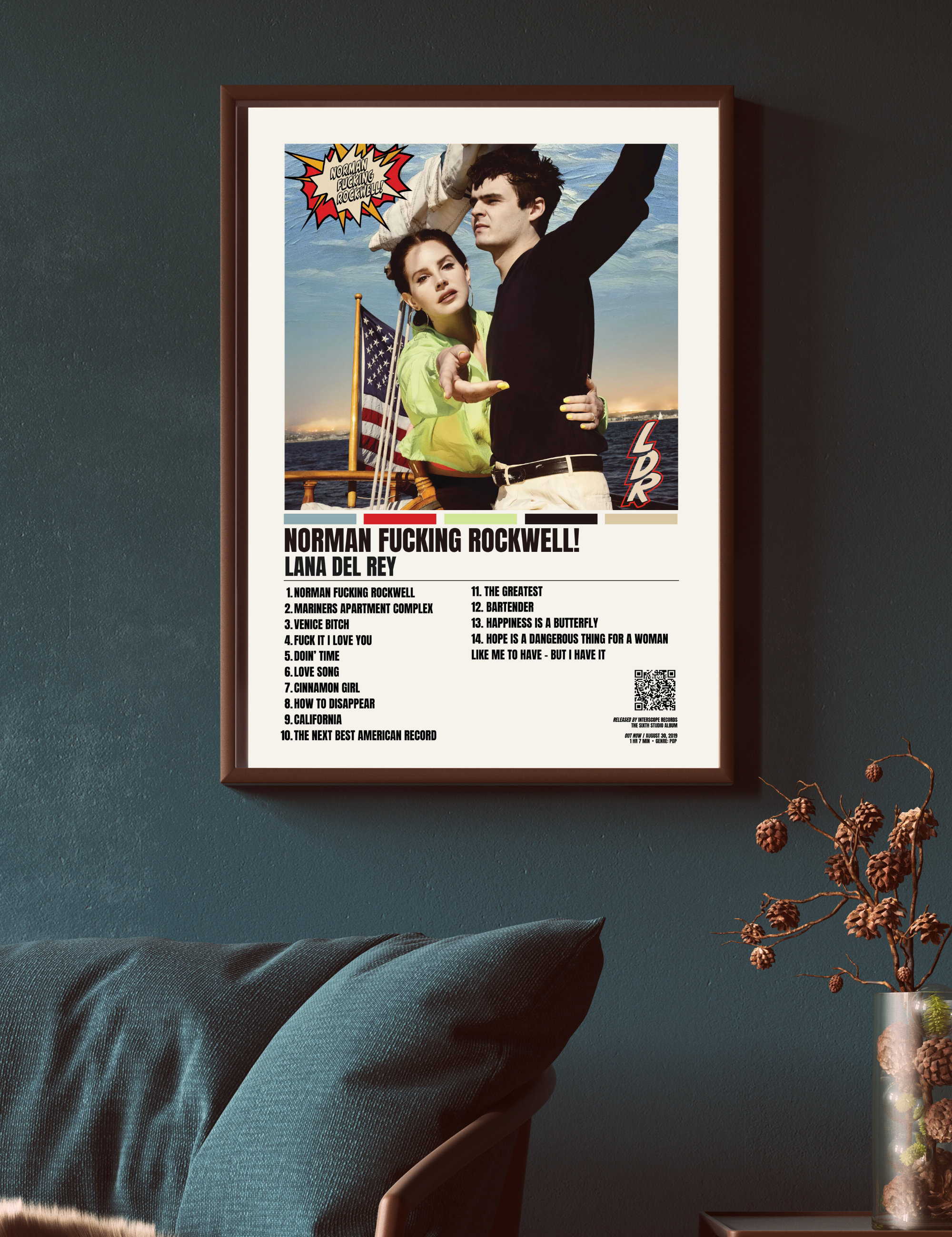 Lana Del Rey Norman Fucking Rockwell Album Norman Fucking Rockwell Poster Lana Del Rey Poster