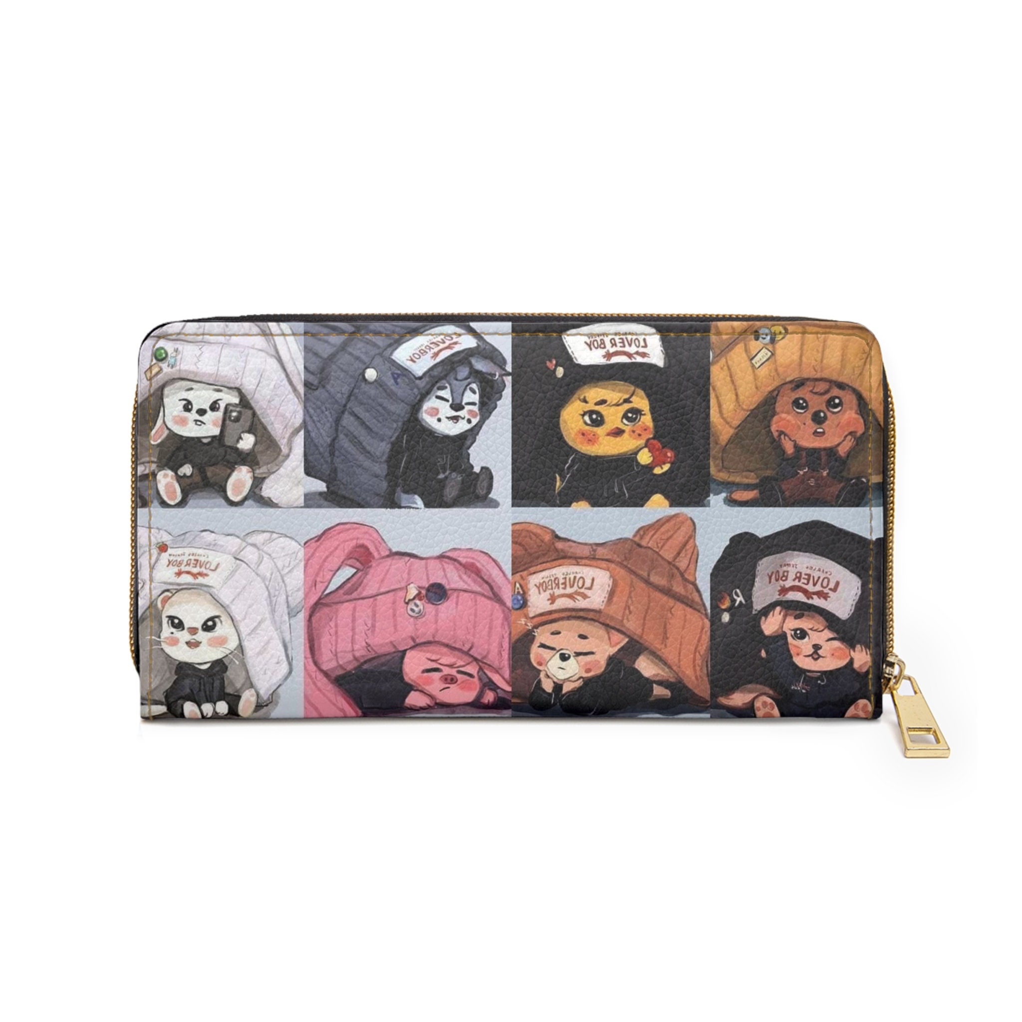 Stray Kids Skzoo Wallet – Kpop Faux Leather Zipper Wallet, STAY Gift ...
