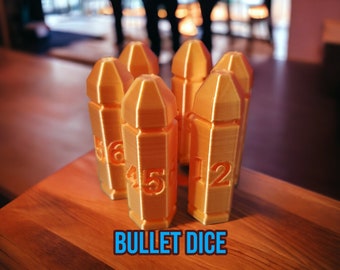 Tabletop RPG Ammo Tracker for Lynxestore Bullet Dice Colt 45 on ...