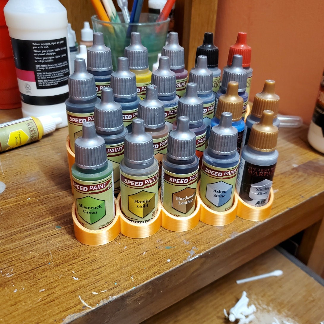 3d Printed Paint Rack - Etsy
