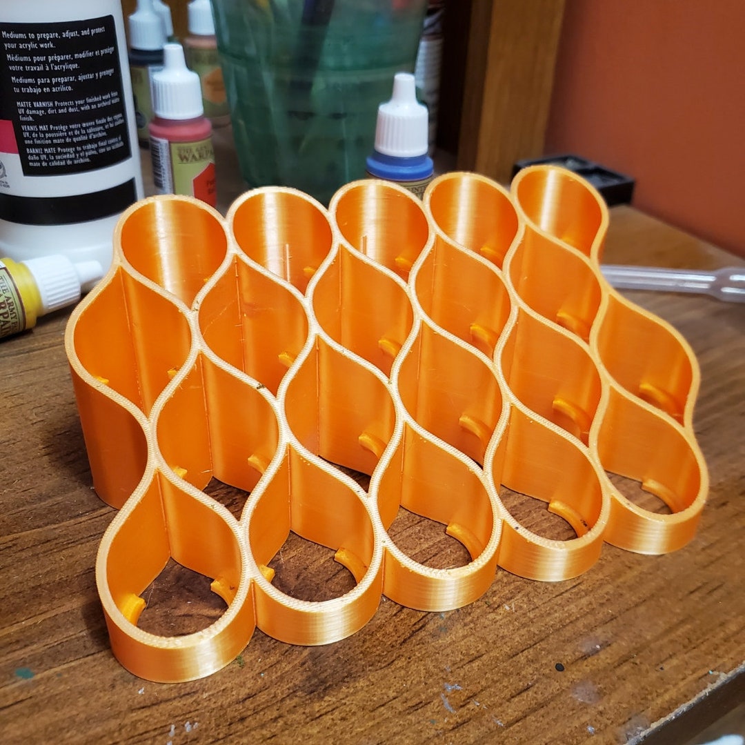3d Printed Paint Rack - Etsy