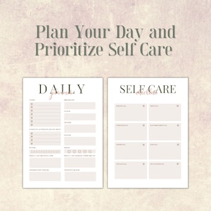 Self Care Journal Wellness Journal Printable Planner - Etsy
