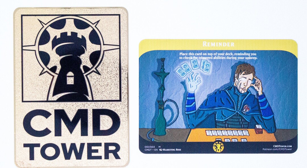 Magic the Gathering: Reminder Metal Token - Etsy