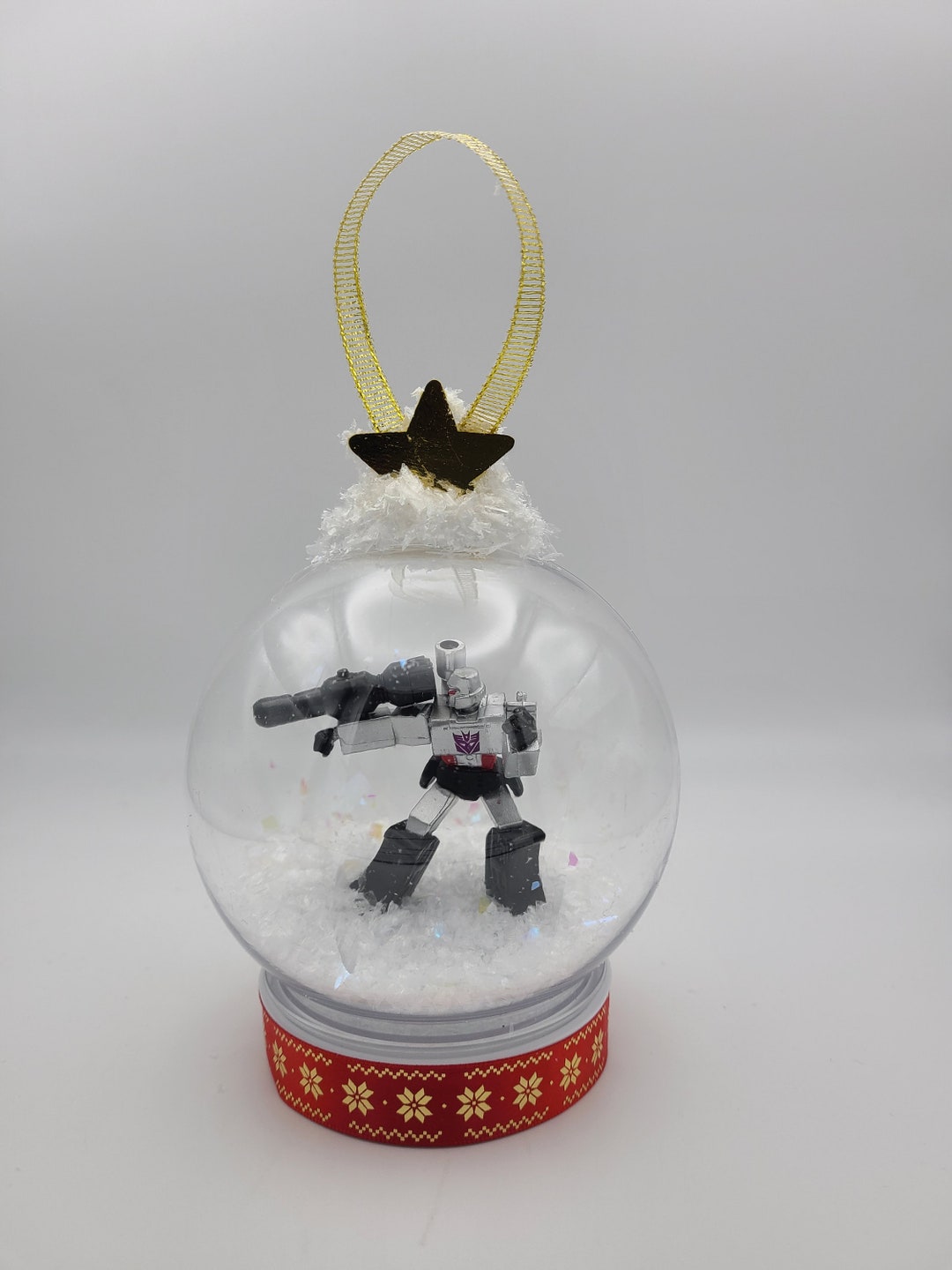 Transformers Megatron Snow Globe Ornament - Etsy