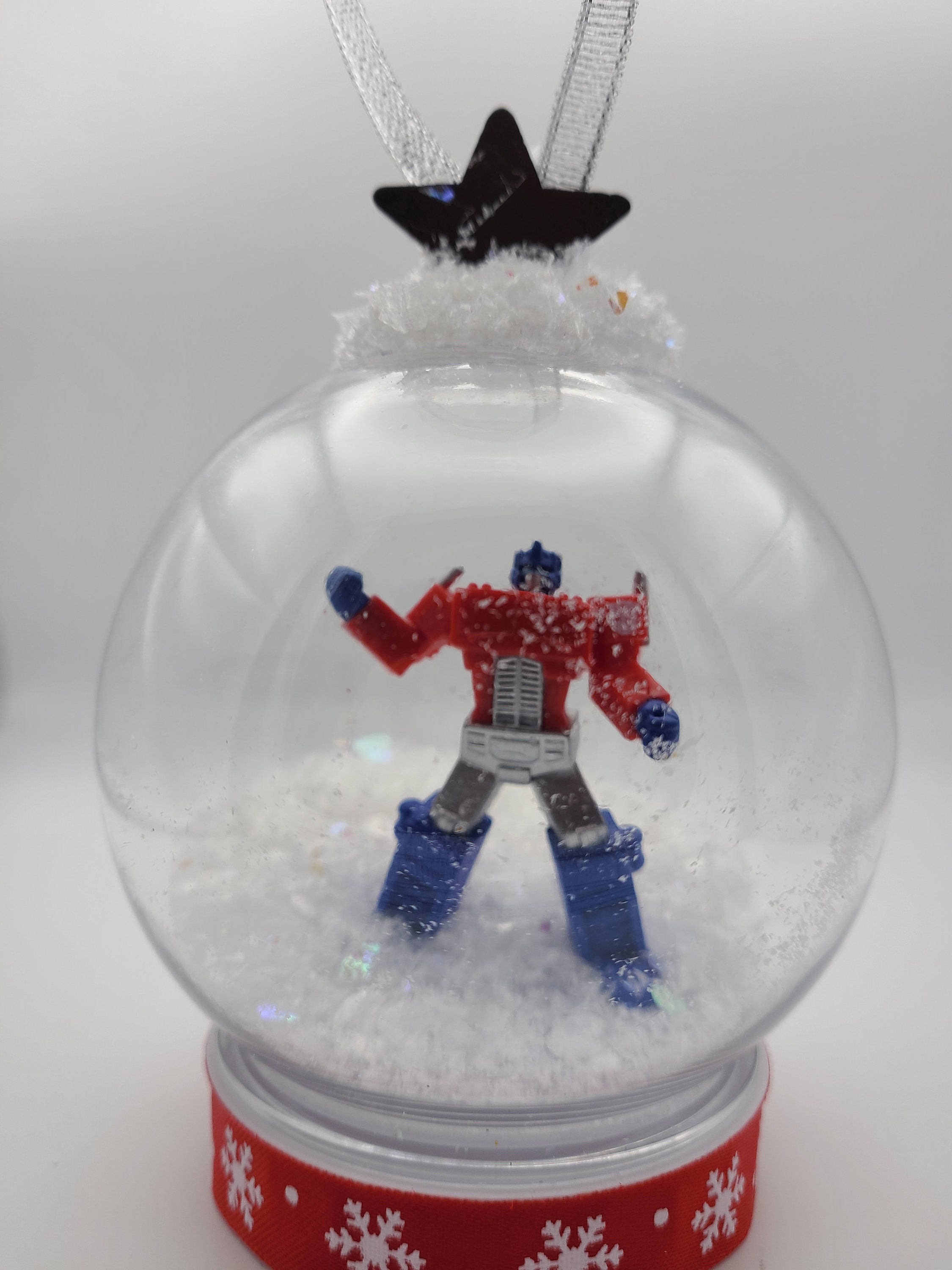 Transformers Optimus Prime Snow Globe Ornament - Etsy