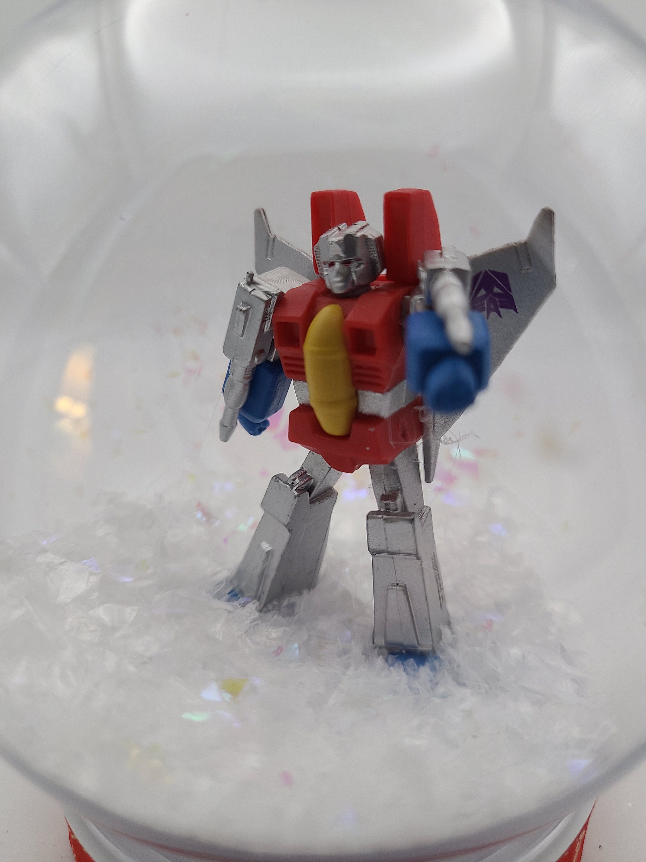 Transformers Starscream Snow Globe Ornament - Etsy