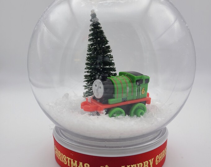 Thomas and Friends Percy Snow Globe Ornament - Etsy