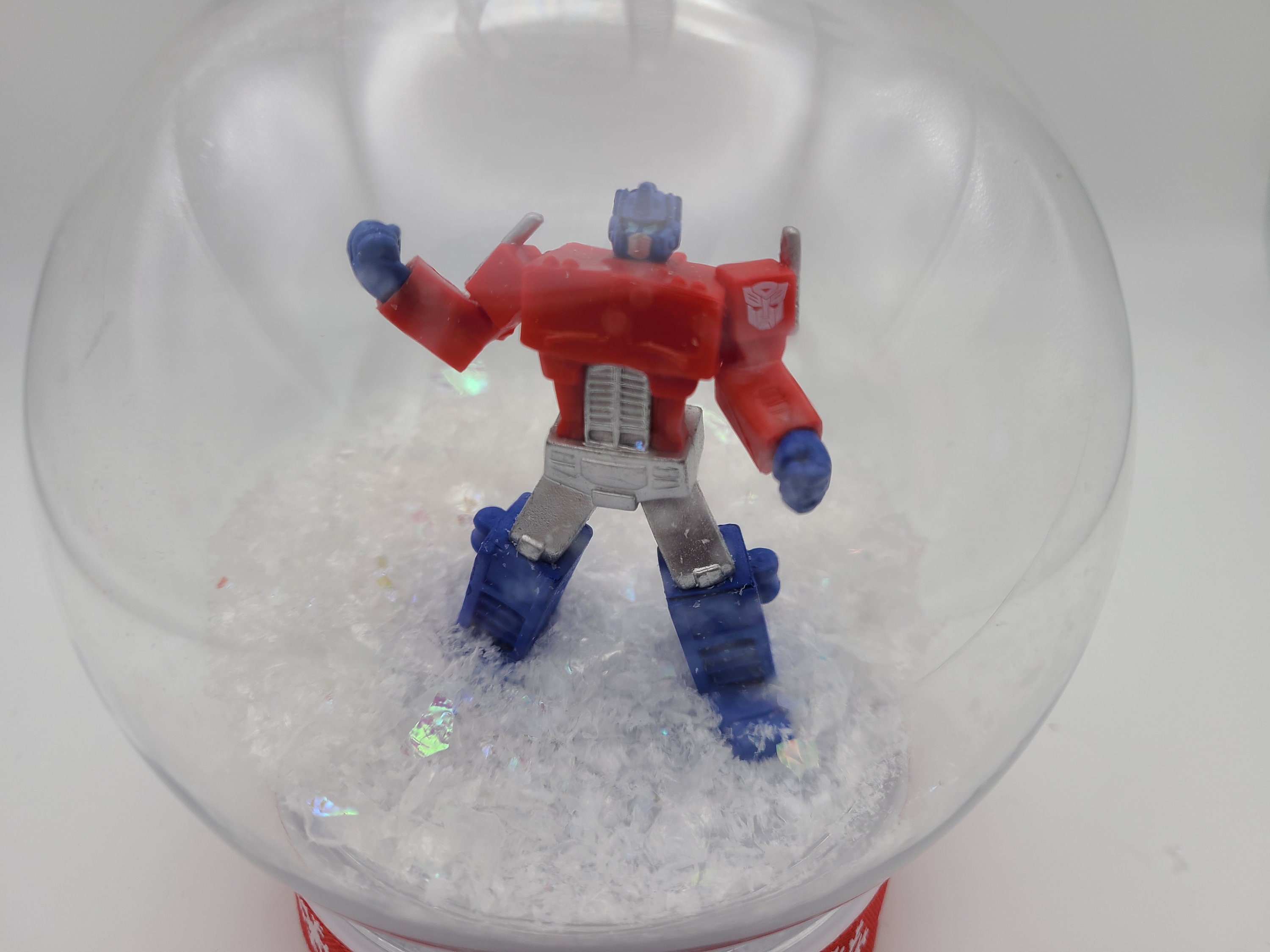 Transformers Optimus Prime Snow Globe Ornament - Etsy