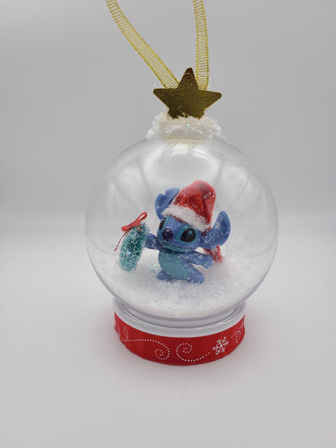 Stitch Snow Globe Ornament - Etsy