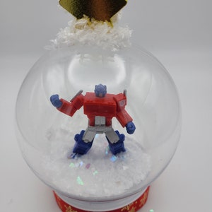 Transformers Optimus Prime Snow Globe Ornament - Etsy