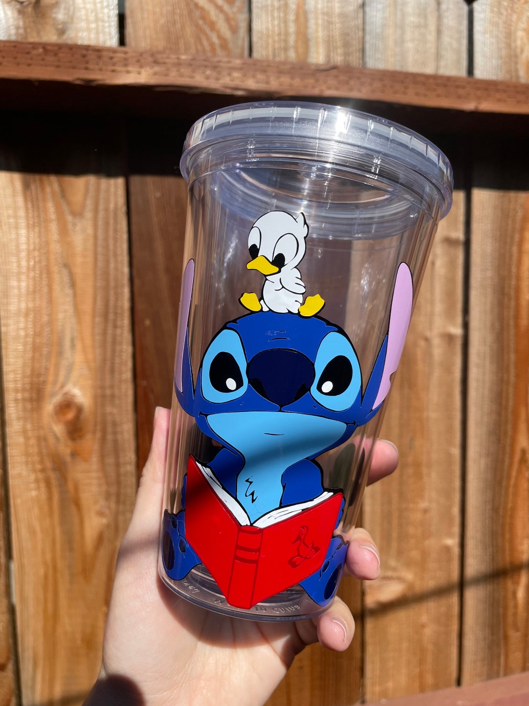 Stitch Ducklings Lilo & Stitch Cartoon Inspired Drink Tumbler 16oz - Etsy