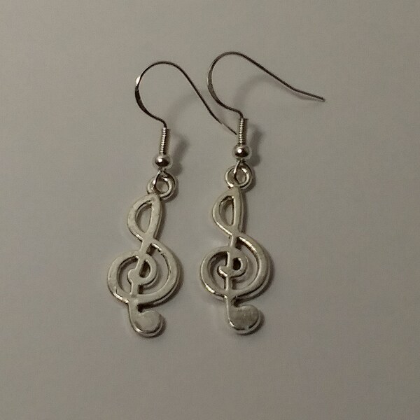 Music Note Earrings - Etsy