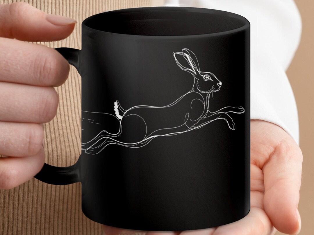 Design Swift Rabbit Mug, Cute Animal Coffee Cup, Unique Hare ...