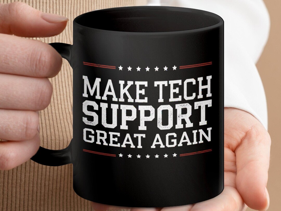 Personalized Funny Tech Support Mug - Hilarious Geek Coffee Cup for ...