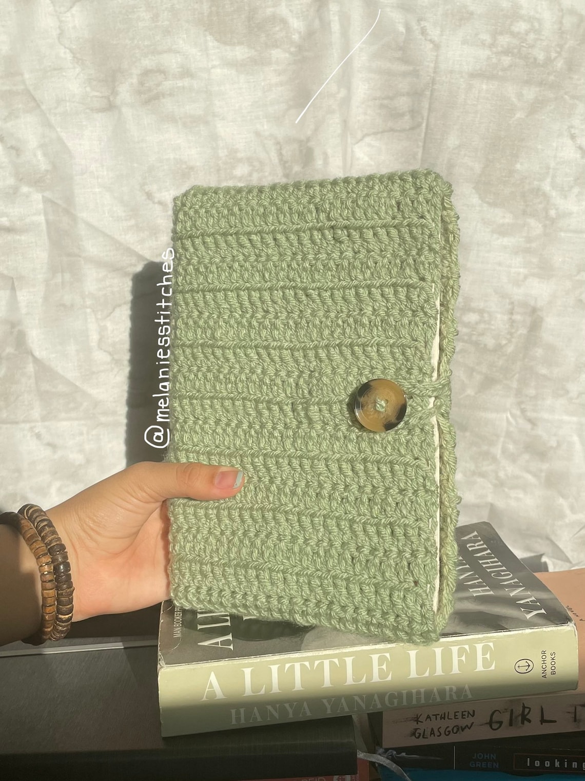Crochet Book Cover Protective Book Sleeve Crochet Book - Etsy