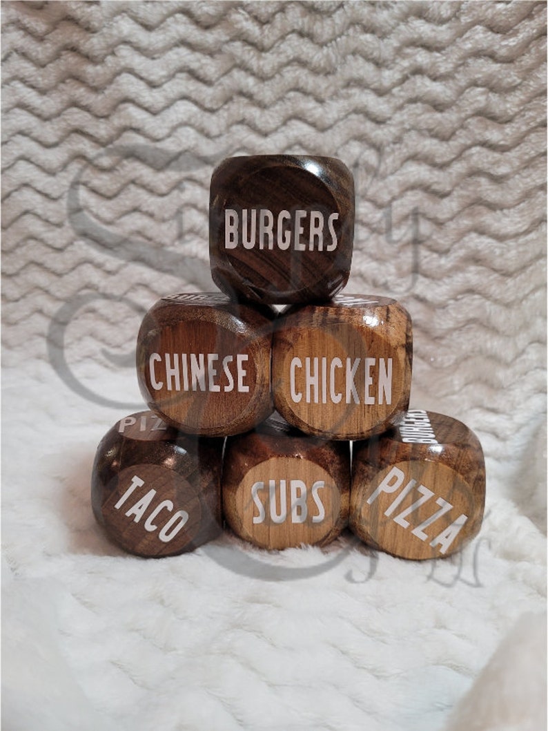 Decision Dice Set, Meals, My/your Turn, 1.5 Inches - Etsy