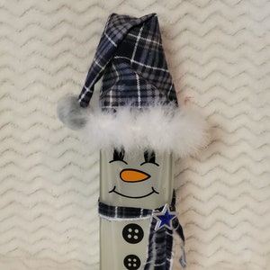 Lighted Snowman Whiskey Bottle, Christmas Decor, Gift - Etsy