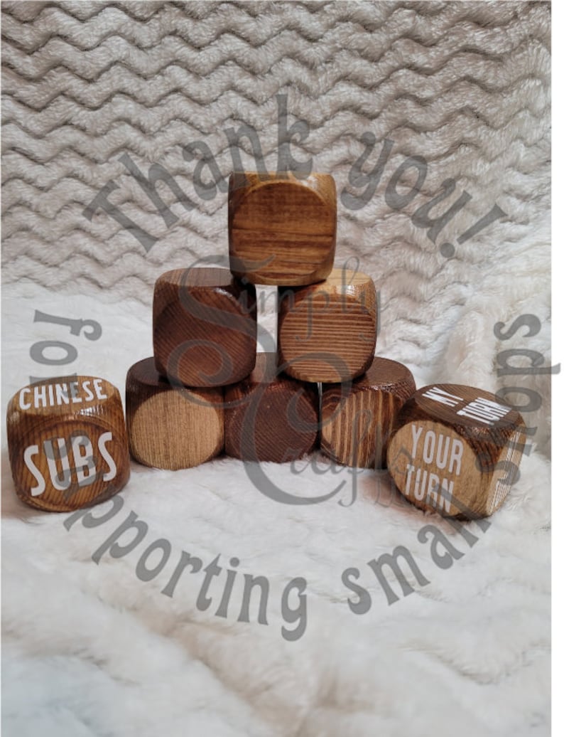 Personalized Decision Dice Set, 1.5 Inches - Etsy