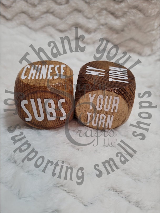 Personalized Decision Dice Set, 1.5 Inches - Etsy