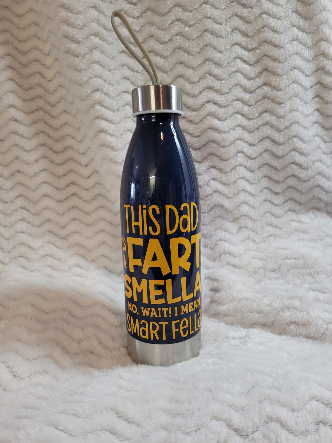 Plastic Water Bottle, 22 Ounces, Fart Smella, Smart Fella for Dad - Etsy