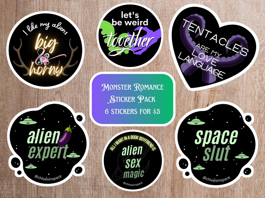 Monster Romance Sticker Pack - Etsy