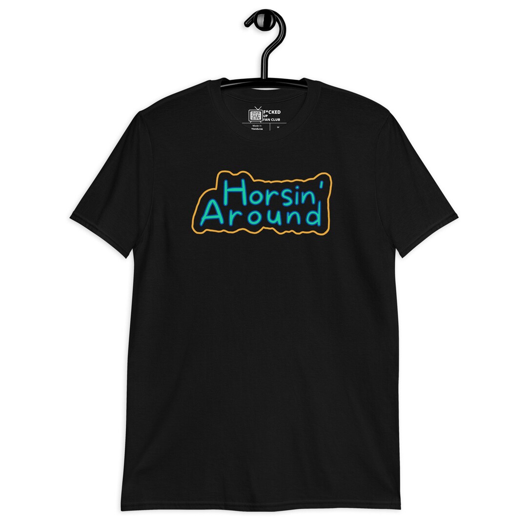 Horsin Around Short-sleeve T-shirt, Bojack Horseman Inspired Tee, 90s ...