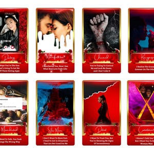 Emotions of Love Oracle Deck (90 Cards) Feelings Exposed | Emotional ...