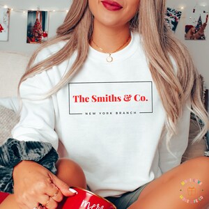 Personalized Family Name Sweatshirt, Funny Family Shirt, Last Name ...