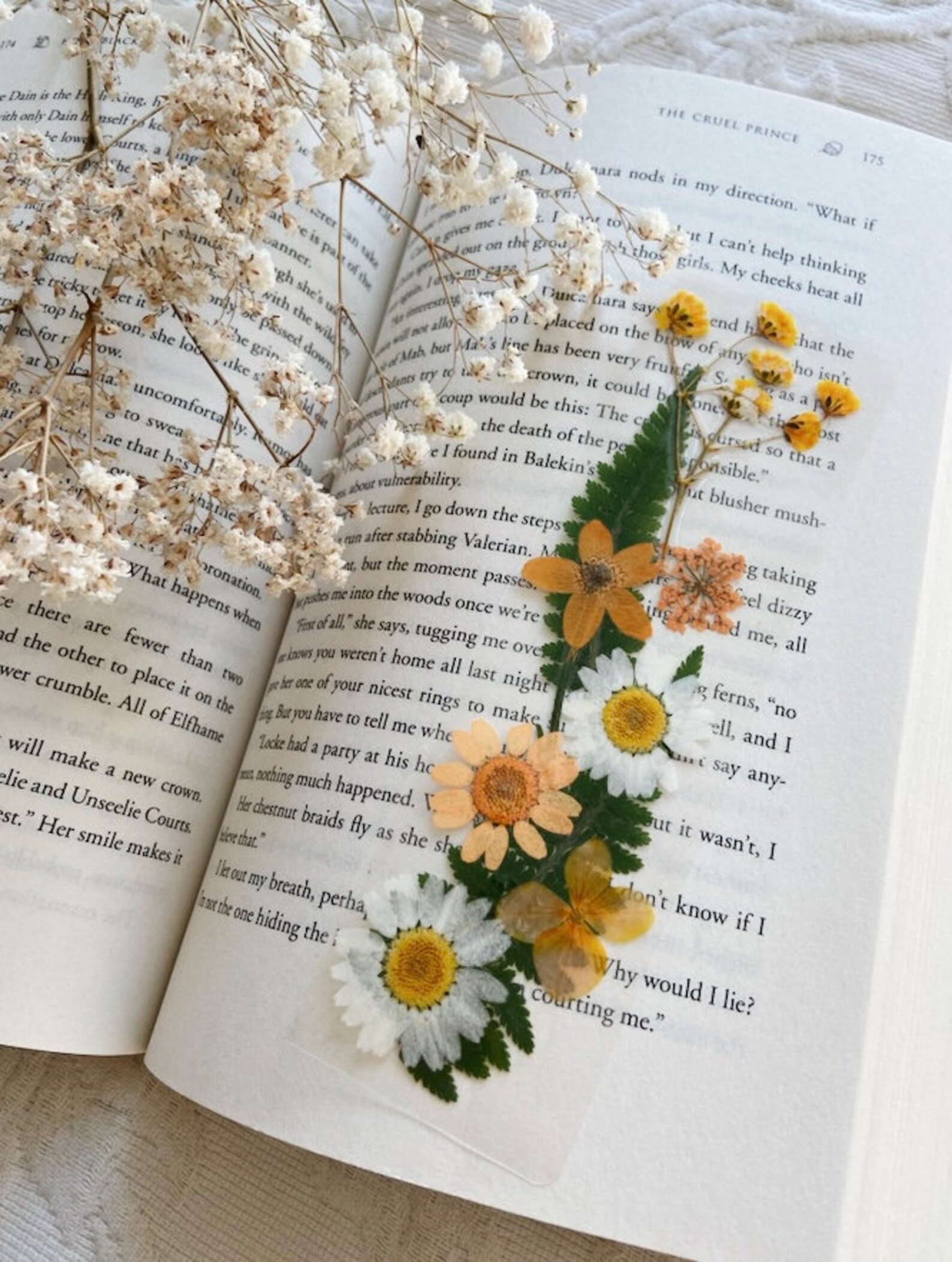 Pressed Floral Bookmarks Real Dried Flowers Gift Idea for - Etsy