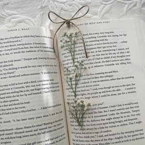 Surprise Pressed Flower Bookmark Set Bookmark for Women Bookmark Set ...