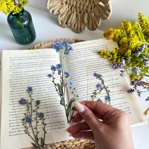 Forget Me Not Bookmark Set Bookmark for Women Bookmark Set Bookmark ...