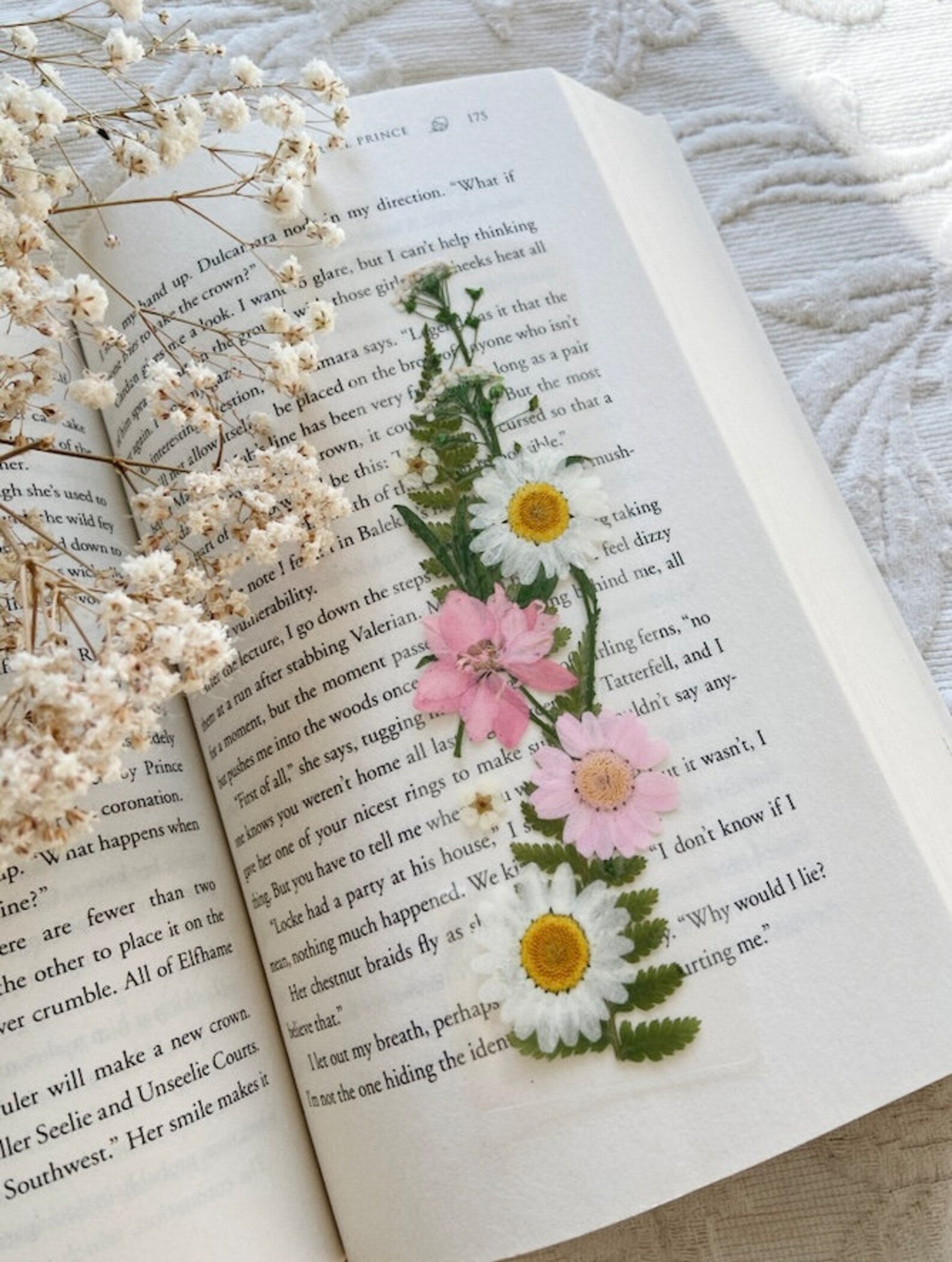Pressed Floral Bookmarks Real Dried Flowers Gift Idea for - Etsy