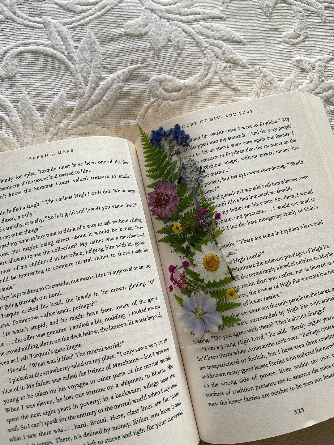 Surprise Pressed Flower Bookmark Set Bookmark for Women Bookmark Set ...