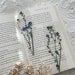 Forget Me Not Bookmark Real Dried Flowers Gift for Reader Bookmark for ...