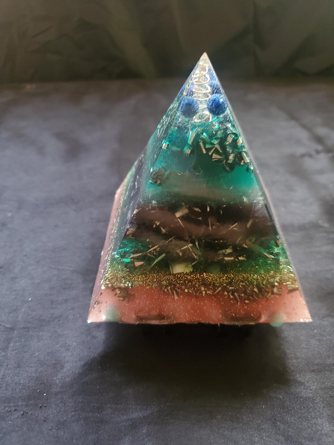 Tensor Ring Orgonite Pyramid - Etsy