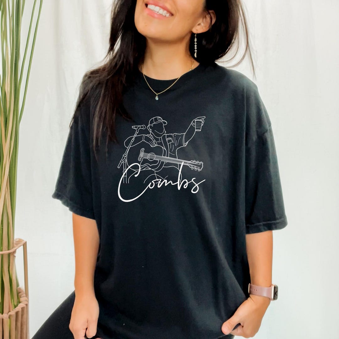 Luke Combs T-shirt, Combs T-shirt, Luke Combs Outline T-shirt - Etsy ...