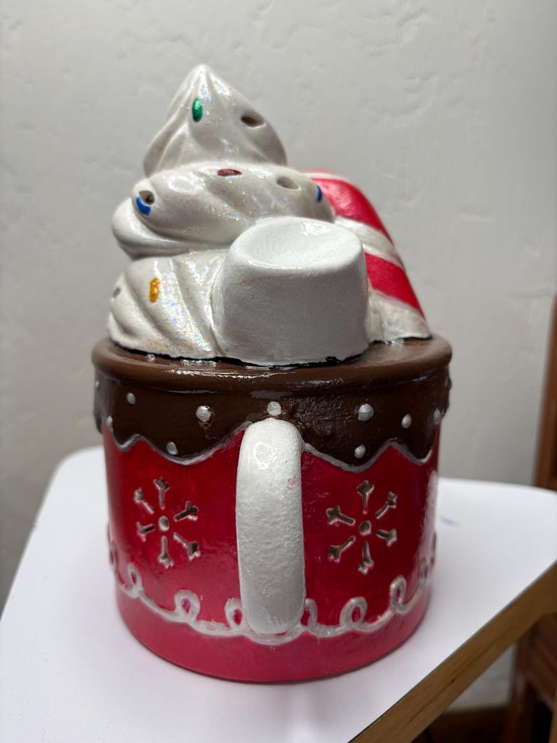 Lighted Hot Cocoa Mug - Etsy