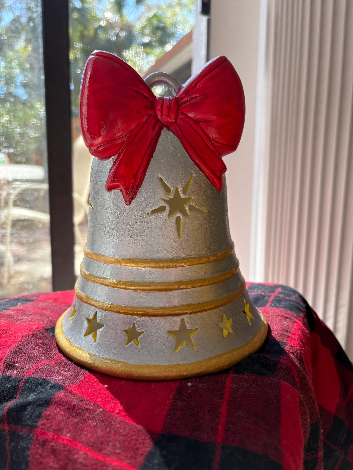 Lighted Holiday Bell - Etsy