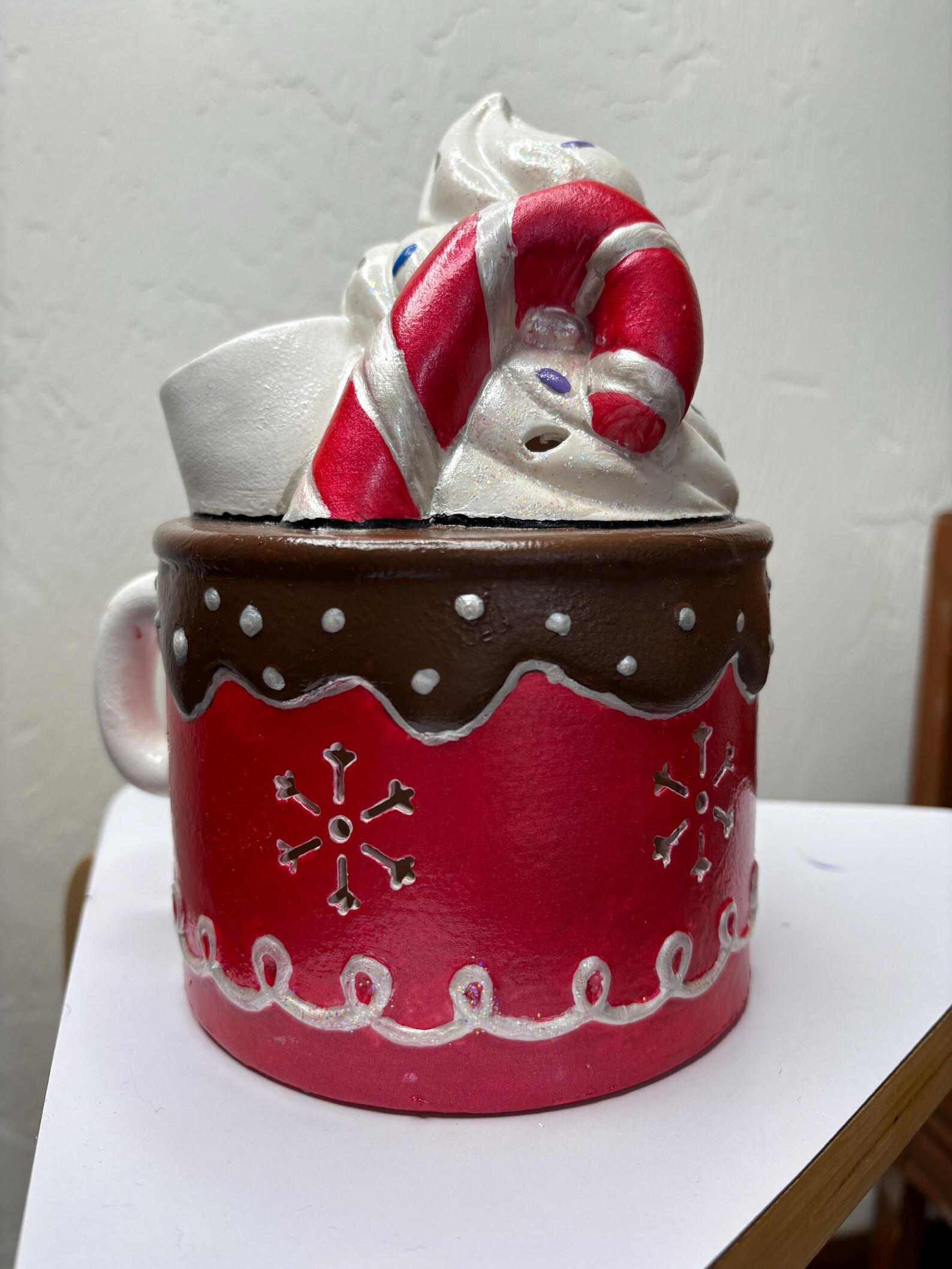 Lighted Hot Cocoa Mug - Etsy