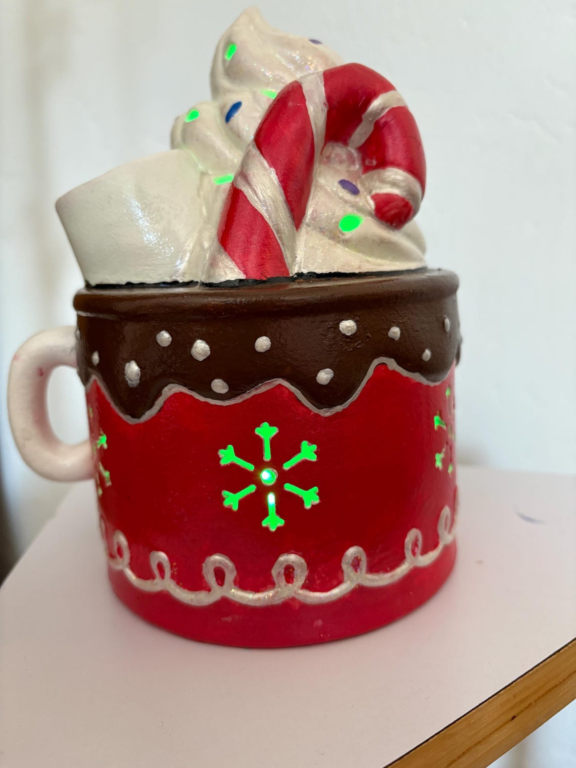 Lighted Hot Cocoa Mug - Etsy