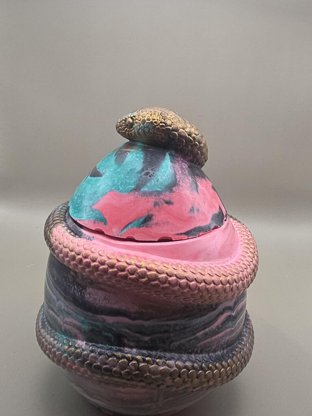 Serpent Egg Candle Holder - Occult Altar Centerpiece for Dark Witches ...