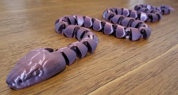 Articulated Snake Model Fidget Toy Wiggly - Etsy