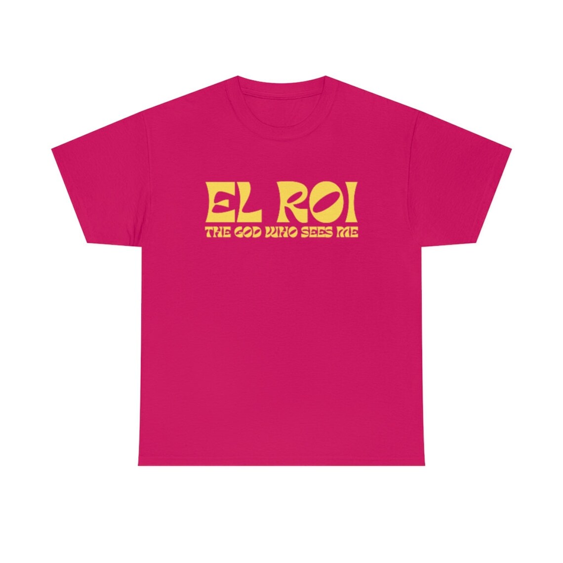 EL ROI Tee Names of God Collection Christian Faith Jesus God Apparel T ...