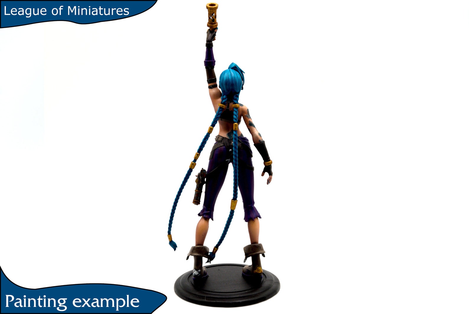 Jinx With Flare 3D Printed Miniature Fan Art Arcane League - Etsy Australia