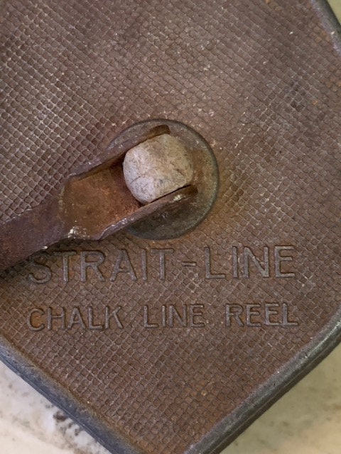 1950s Strait-line Chalk Line Reel, Irwin Co., Wilmington Ohio, Plumb ...