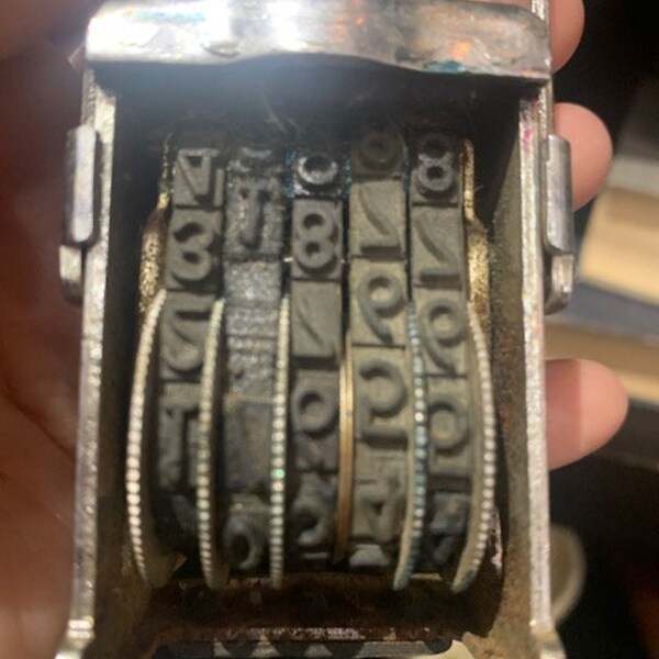 Metal Number Stamps - Etsy